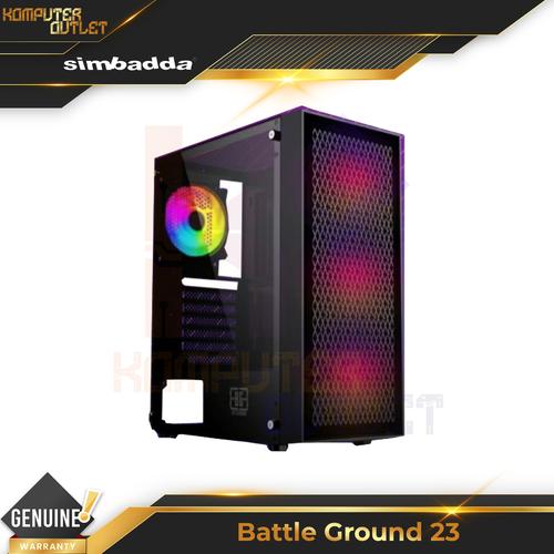 Jual Simbadda Casing BattleGround 23 - ATX mATX With 3 Fan PC Case - Jakarta Pusat ...