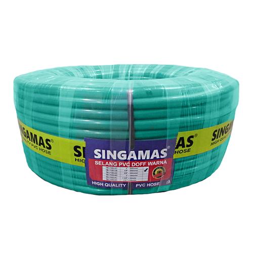 Promo SINGAMAS Selang Air PVC Dof Warna Hijau 5/8 Inch x 100 Meter ...