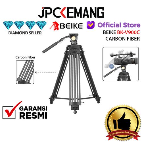 Promo Beike Bk V900c Carbon Fiber Tripod Kamera Beike V 900c V900 C