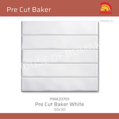 Jual ROMAN KERAMIK Pre Cut Baker White 30x30 PWA33701 ROMAN House of ...