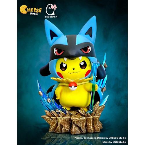 Jual Cheese x EGG Studio Pikachu cos Lucario Pokemon FIGURE STATUE - DP ...