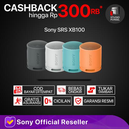 Promo SONY SRS-XB100 Black Portable Wireless Speaker / XB100 - Light ...
