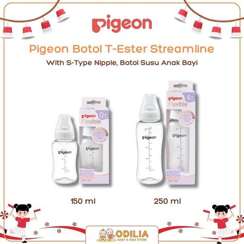 Jual Pigeon Botol T-Ester Streamline With S-Type Nipple - 150 ml - Jakarta Utara - odilia baby ...