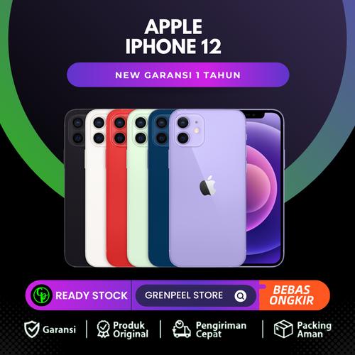 Jual Apple iPhone 12 256GB 128GB 64GB - Blue Green Red White Black ...