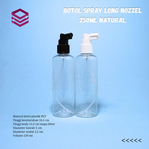 Jual botol spray 250ml bening tutup spray long nozzle - Putih - Kota ...
