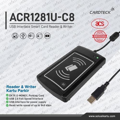 Jual ACR1281U-C8 CONTACTLESS SMARTCARD READER USB ORI ACS PENGGANTI ...