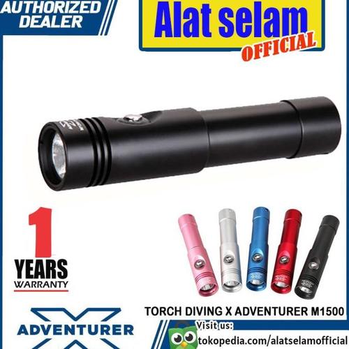 Jual Torch Diving X Adventurer M1500 Senter Selam Underwater 1500 ...