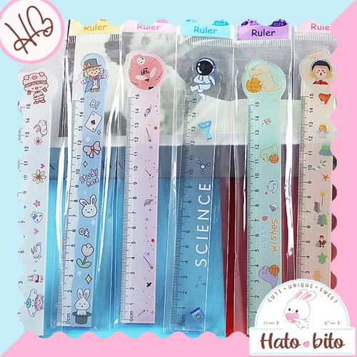 Jual Penggaris anak sekolah gambar motif lucu cute kawai HB1496 - GIRL ...