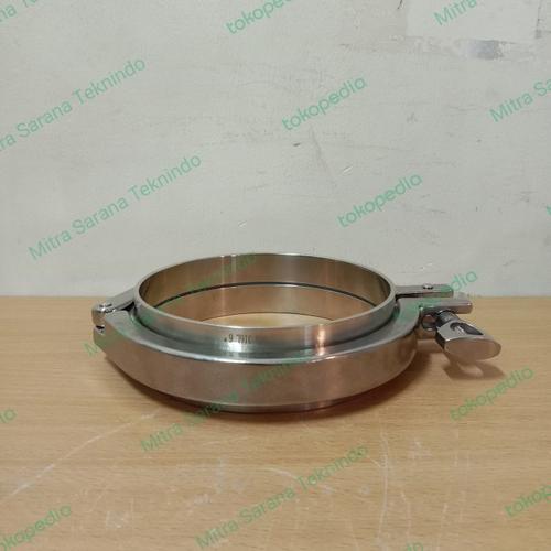 Jual Clamp Ferrule Set Sanitary 6" inch Stainless 316 316L - Jakarta ...