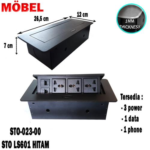 Jual Box Stop Kontak Pop Up 3 Kaki NETWORK PHONE Meja Tanam Meeting ...