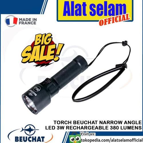 Jual Torch Beuchat Underwater Diving Narrow Angle Led Senter Selam 380 ...