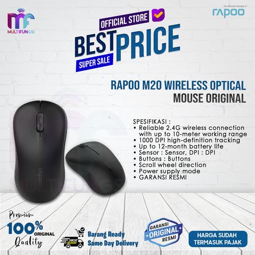 Jual Rapoo M20 Wireless Optical Mouse Original - Kota Surabaya ...