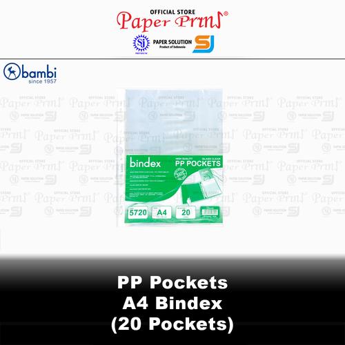 Jual PP Pocket Plastik Sheet Protector A4 Bindex Bambi - Jakarta Barat ...
