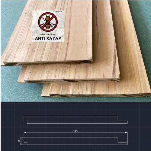 Jual PANEL KAYU Wall panel Lis Kayu Wall Moulding Molding - Model A ...