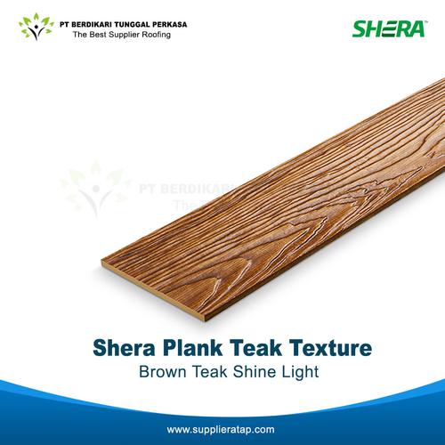 Jual Artificial Wood / Kayu Shera Plank Uncoloured Teak Texture - 8 ...