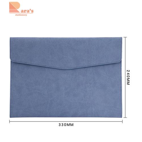 Jual Map File A4 Kulit File Folder Organizer - Biru Muda - Jakarta ...