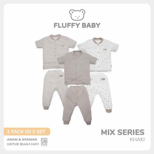 Jual FLUFFY Setelan Baju Pendek Panjang (Isi 3Psng) SBDJXB KKI 123 - 12 ...