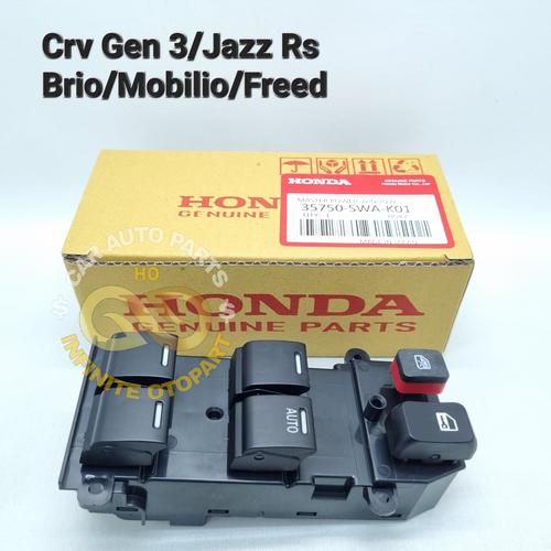 Jual MASTER POWER WINDOW CRV JAZZ RS MOBILIO BRIO CIVIC ORI GARANSI ...