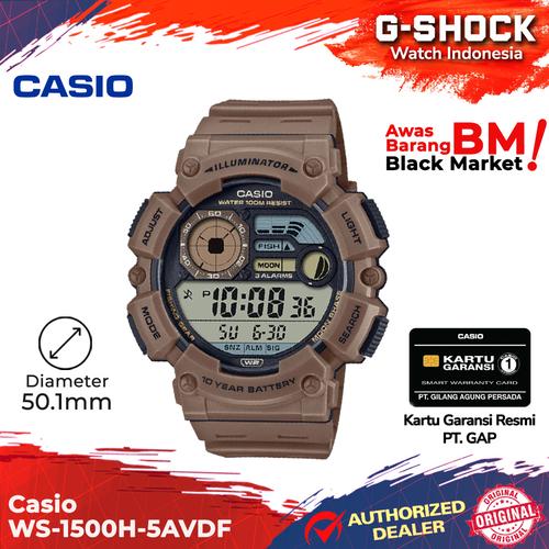 Promo Casio General WS-1500H-5AVDF WS-1500H WS-1500 WS1500H WS 1500H ...
