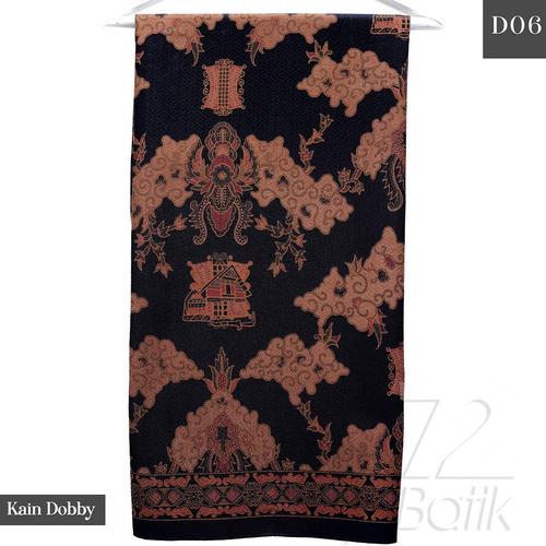 Jual KAIN BATIK PREMIUM Dobby Motif Rumah Adat Warna Hijau Ijo Army ...