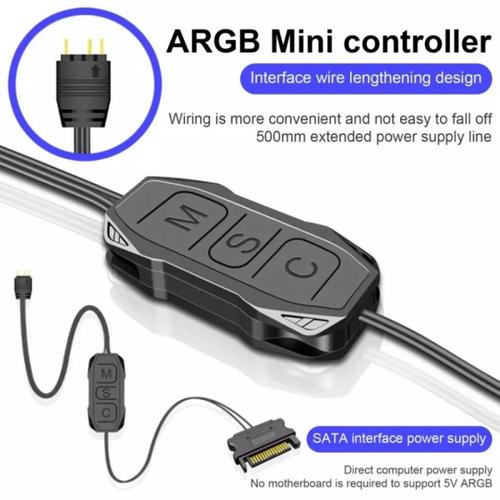 Jual Mini Controller ARGB 3 Pin 5v to SATA Power - Jakarta Pusat - Duta ...