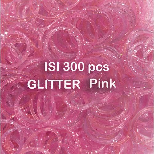 Jual Karet Rainbowloom Bands Isi 300 Pcs Glitter Pink - gradasi aqua-la ...