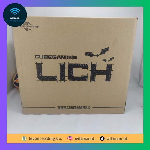 Jual Cube Gaming Lich White +3 RGB Fan- PC Case Casing Mid Tower Putih ...