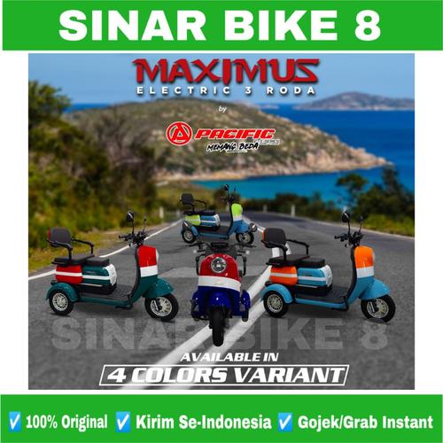 Jual Sepeda Motor Listrik PACIFIC MAXIMUS Electric E Bike Roda Tiga ...