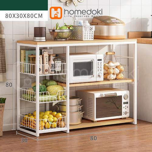 Promo Rak Dapur Susun Minimalis Rak Oven Microwave Bumbu Dapur ...