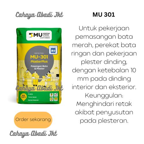 Jual MU 301 PLESTER DAN ACIAN BETON 40KG - Jakarta Pusat - CAHAYA ABADI ...