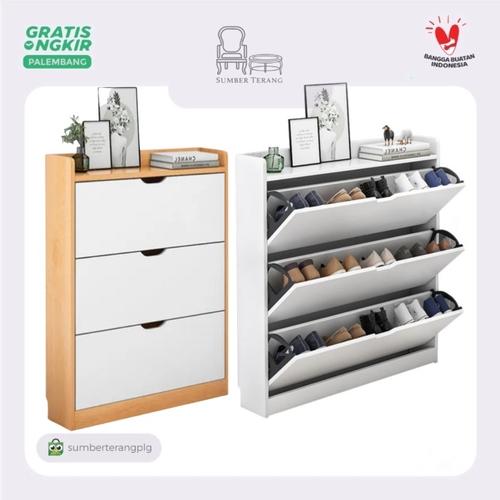 Jual Lemari Sepatu Rak Sepatu Shoe Cabinet Tempat Penyimpanan Sandal ...