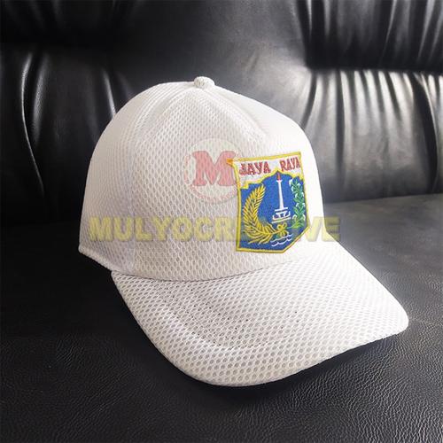 Jual Topi Jaring Jakarta Lambang DKI Jakarta Topi Anti Panas - Hitam ...