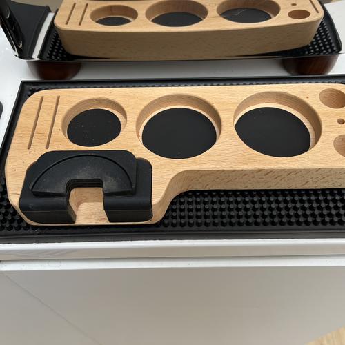 Promo Wooden tamping mat / tamper mat wood / dudukan kayu tamping ...