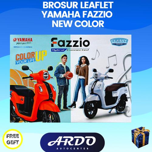 Jual Brosur katalog motor Yamaha Fazzio New Color (warna baru) leaflet ...