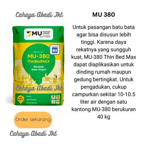 Jual MU 380 PEREKAT BATA RINGAN 40KG - kantor - Jakarta Pusat - CAHAYA ...