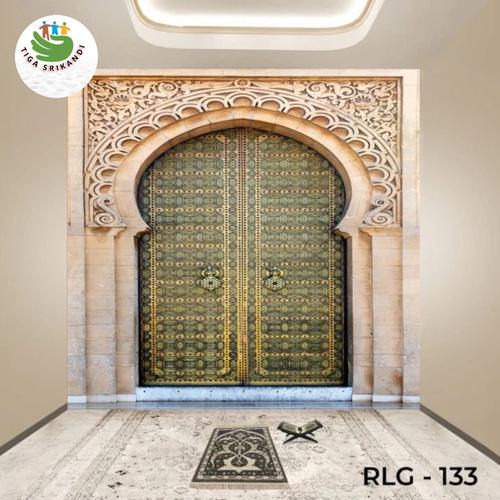 Jual Wallpaper 3D Custom Tema Religi untuk musholla,masjid,Kiblat ...