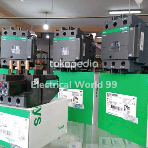 Jual CONTACTOR / KONTAKTOR LC1D80M7 (220V) TeSys NEW GENERATION ...