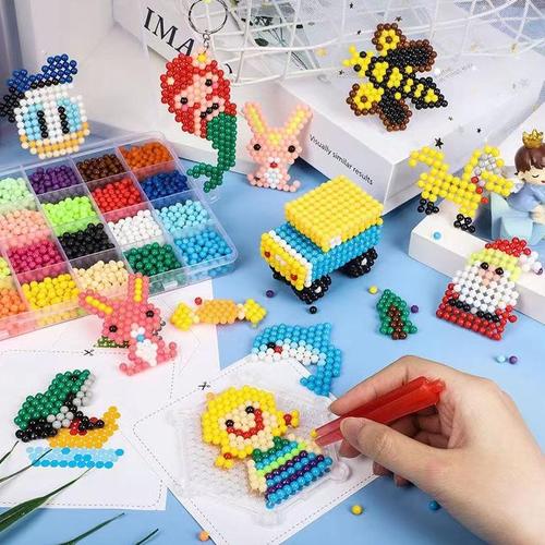 Jual Kit Manik-manik DIY Multiwarna Mainan Manik-manik Kreatif Puzzle ...