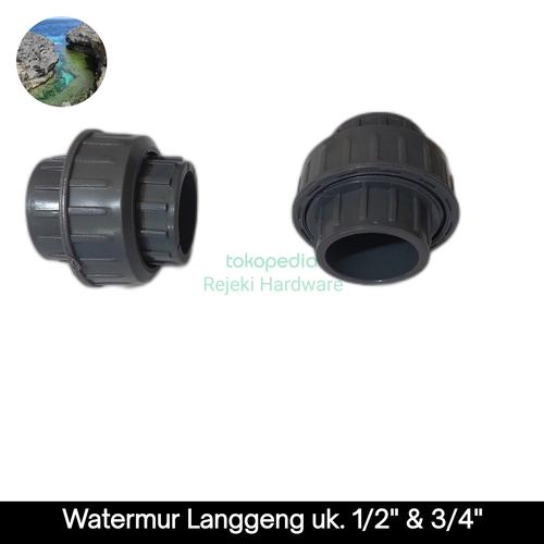 Jual Watermur / union Langgeng 1/2 " 3/4 inch watermor polos - 3/4 inch ...