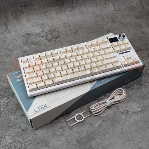 Promo LANGTU LT-84 LT84 LITE Wired TKL LCD Hotswappable Mechanical ...