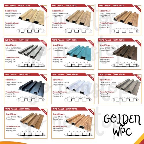 Jual WPC Wall Panel Dinding GOLDEN - 1505 - Kota Pekanbaru - Go Nonstop ...