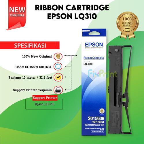 Jual Epson Ribbon Cartridge Pita Tinta Printer LQ310 LQ-310 LQ 310 ...