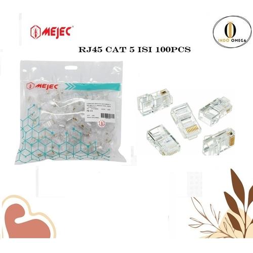 Jual Mejec Connector Rj45 Cat5 isi 100pcs - Konektor rj45 cat 5 isi ...