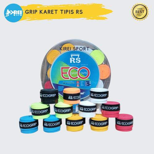 Jual Grip Raket Badminton/Grip bulutangkis/Tenis/Grip Karet Tipis RS ...
