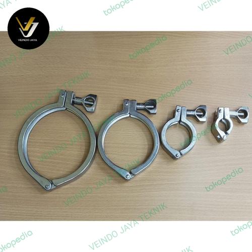 Jual Clamp Ferrule Sanitary 6" inch Stainless SS304 Foodgrade HQ ...