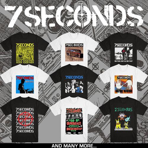 Jual 7 SECONDS | KAOS BAND | HARDCORE PUNK | MERCHANDISE - Phase Out ...