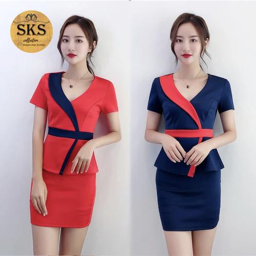 Jual Uniform spg pamera bs ubah model bhn tebal nyaman awet free bordir ...