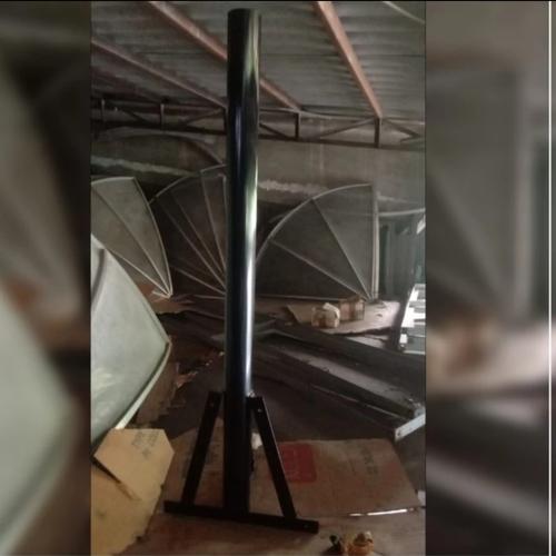 Jual Tiang Parabola TV Nempel Duduk Cor Panjang (1meter 17cm) Harga ...