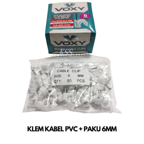 Jual KLEM KABEL LISTRIK PLASTIK PAKU BETON ASLI UKURAN NOMOR 6 MM ...