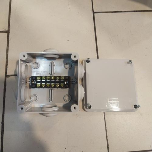 Jual Junction Box Terminal 10 x 10 x 5 lengkap dengan terimnal 15A 6 ...